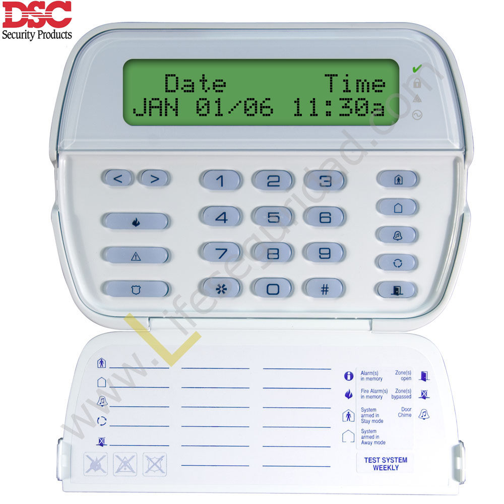 RP432KP TECLADO LCD LIGHTSYS RISCO | LIFE SEGURIDAD